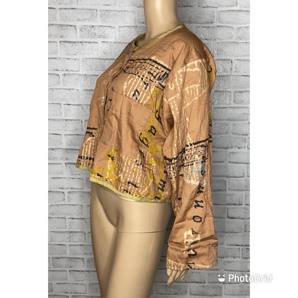 Visual Professional Art To Wear Hand Painted Top Jack… - Gem